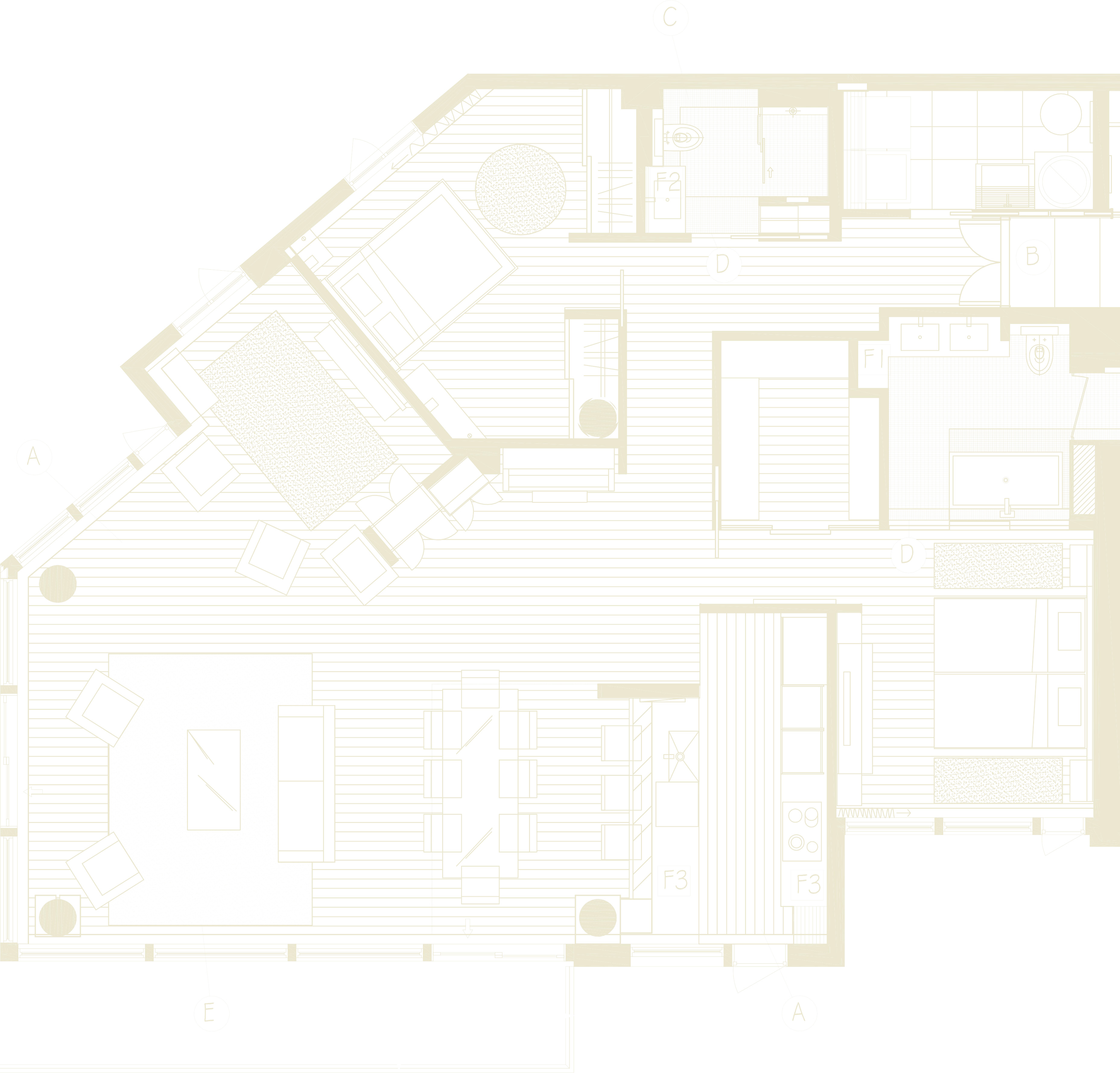Plan d'architecture - SC Designer d'intérieur